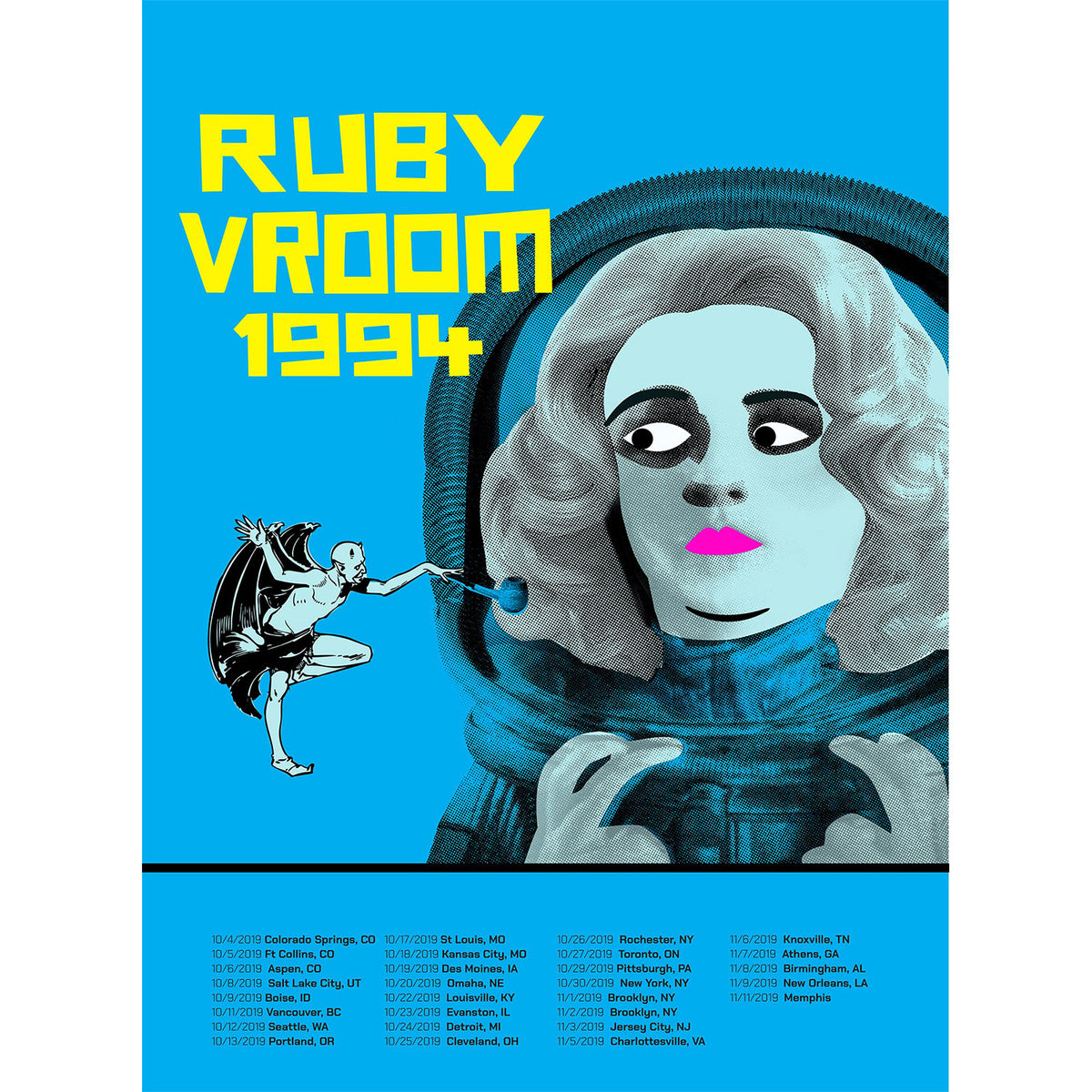 Ruby Vroom Fall Tour 2019 Poster – Mike Doughty Store